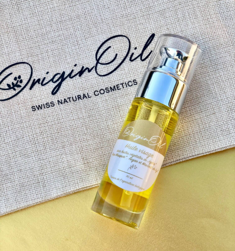 Huile visage bio, Soin du visage Genève - OriginOil