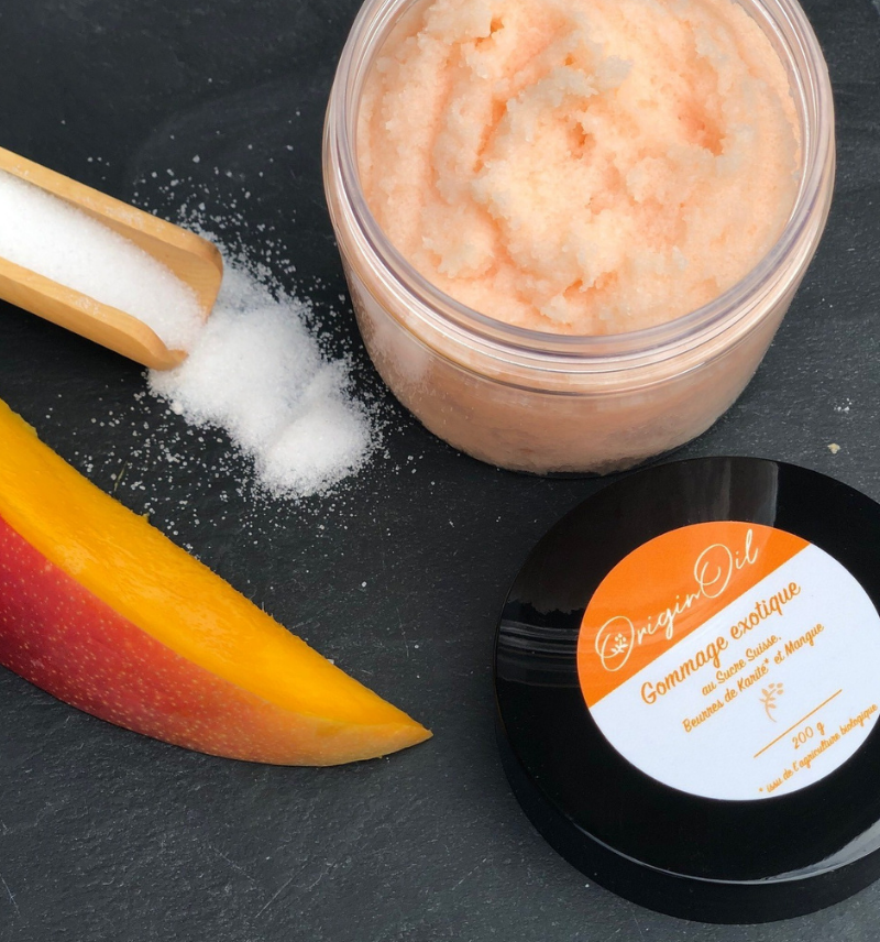 Gommage au sucre exotique, naturel et 100% suisse - OriginOil