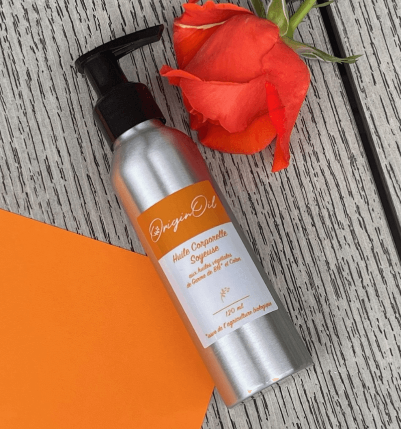 Huile corporelle soyeuse, soin Suisse - OriginOil